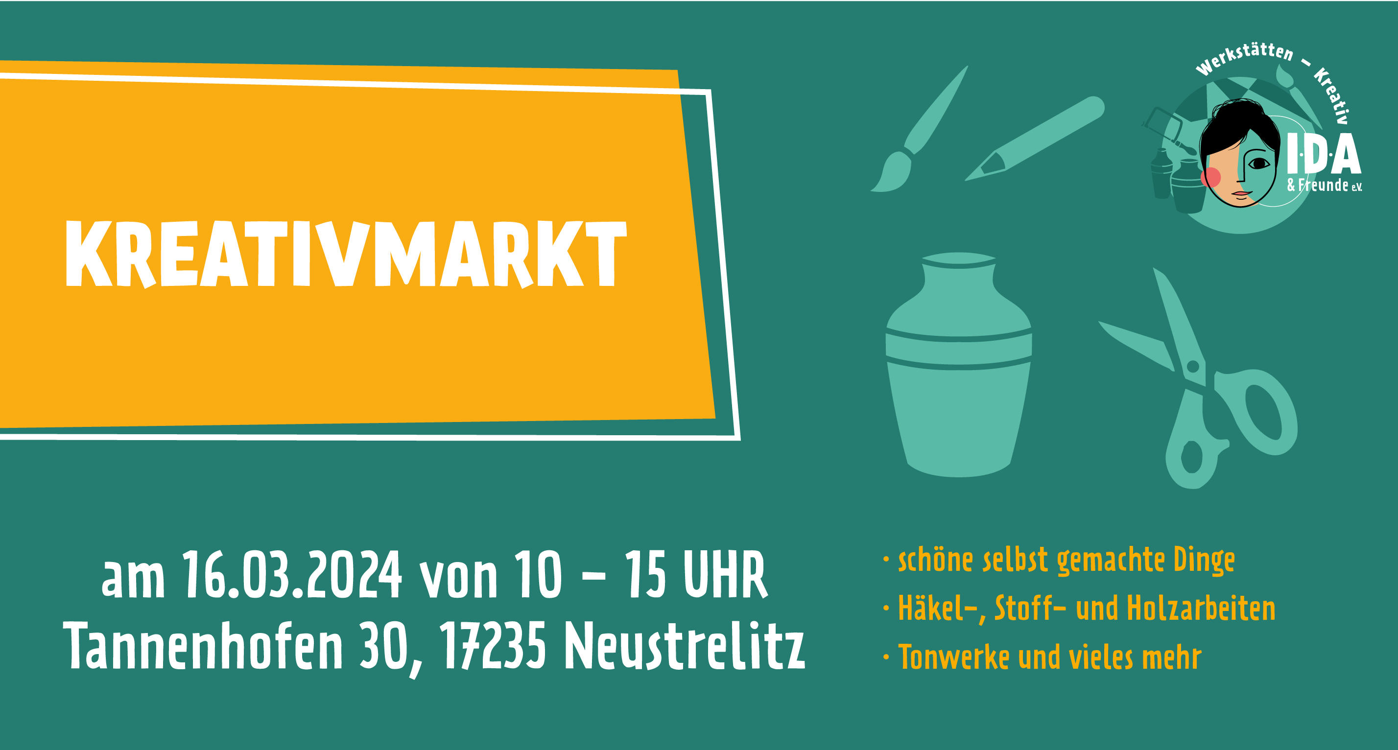 Kreativmarkt 2025 kreativmarkt Für Design, Kunst Und Handwerk Am 17 ...