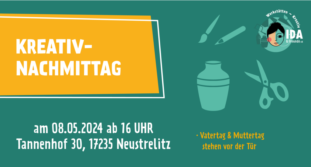 Kreativnachmittag am 08. Mai 2024 » IDA & Freunde e.V.